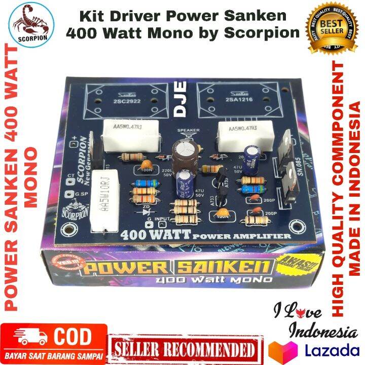 Kit Driver Power Sanken 400 Watt Mono by Scorpion | Lazada Indonesia