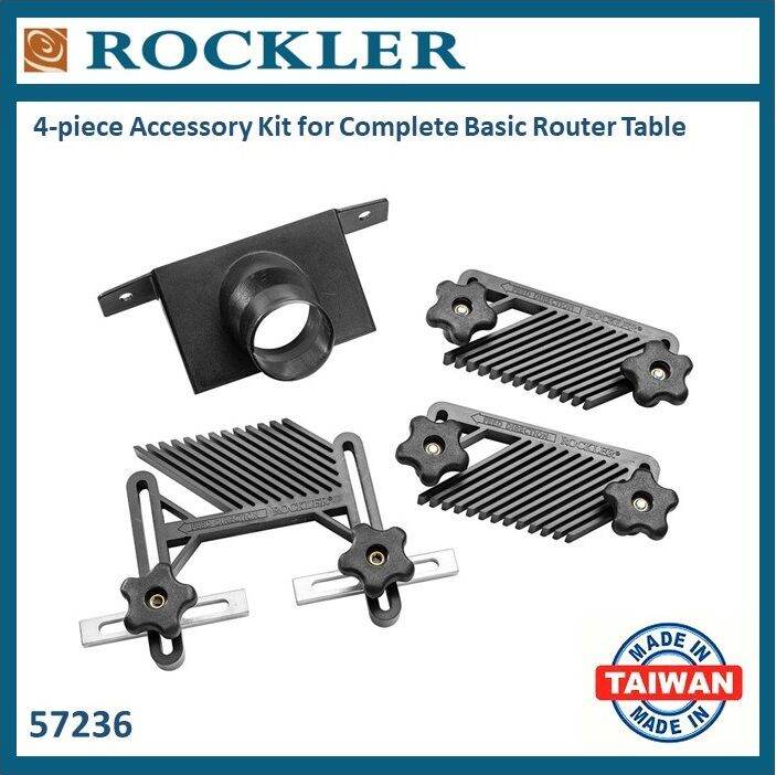 Rockler 4-piece Accessory Kit for Complete Basic Router Table Package ...