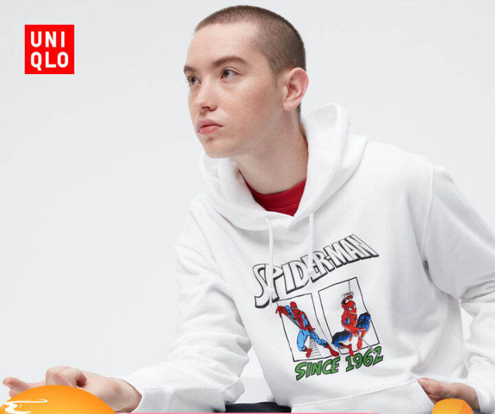 Uniqlo เสื้อสเวตเตอร์ MARVEL สำหรับผู้ชาย/ผู้หญิง (UT) (กีฬาแขนยาวและ ...