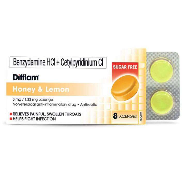 Difflam Honey & Lemon 8 Lozenges | Lazada PH