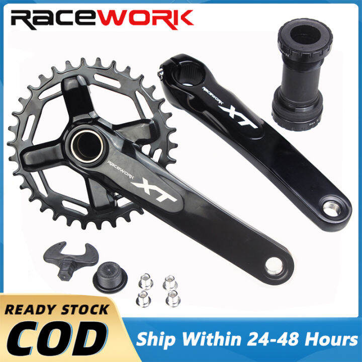 RACEWORK XT Crankset with Bottom Bracket 1x/2x 170/175mm Crank 104BCD ...
