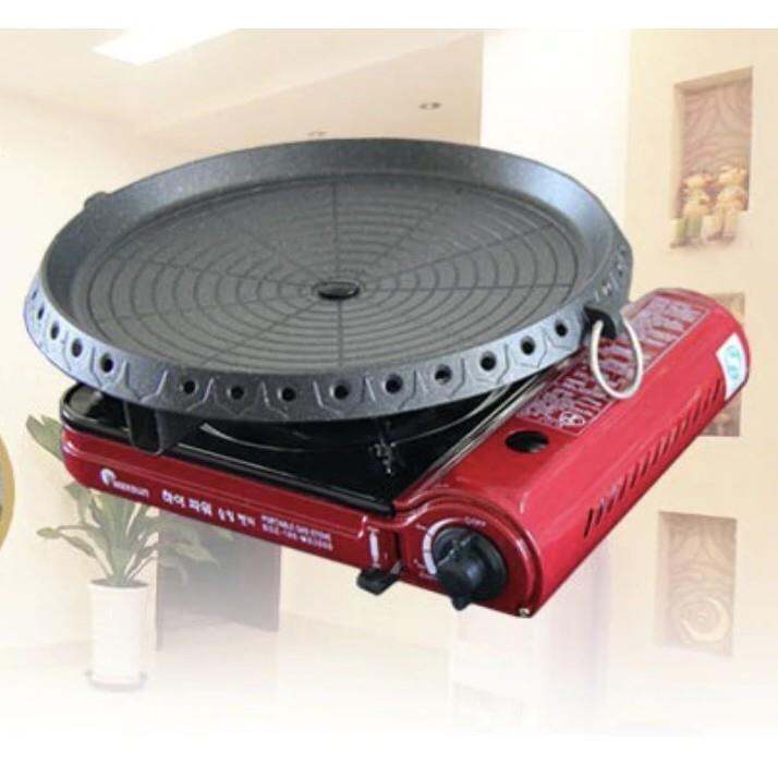 Korean samgyupsal grill round shape stove top round bbq multi grill ...