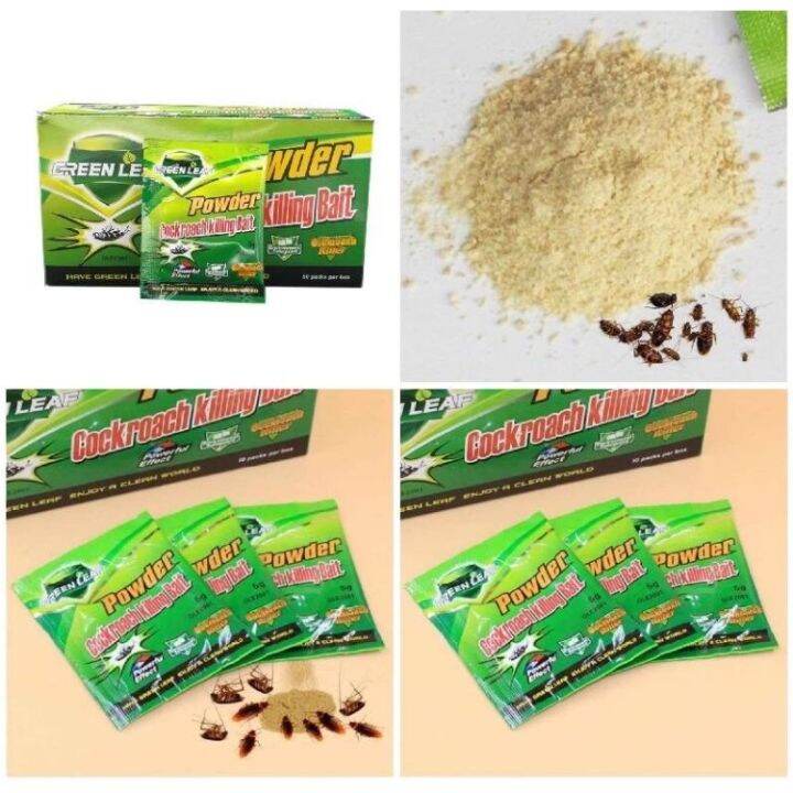 Green Killer Powder Cockroach Killing Bait pests/insects/bugs repellent ...