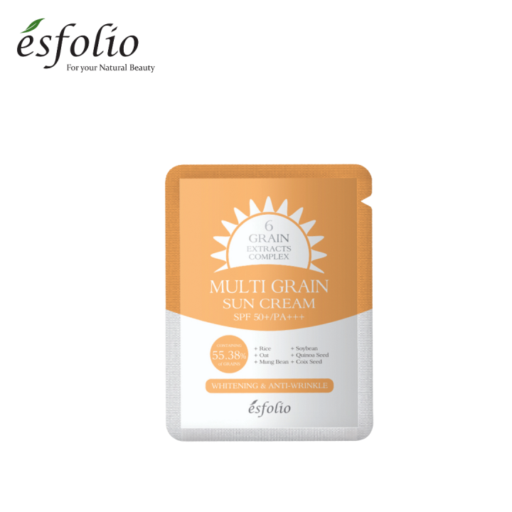 Esfolio Multi-Grain Sun Cream Sachet | Lazada PH