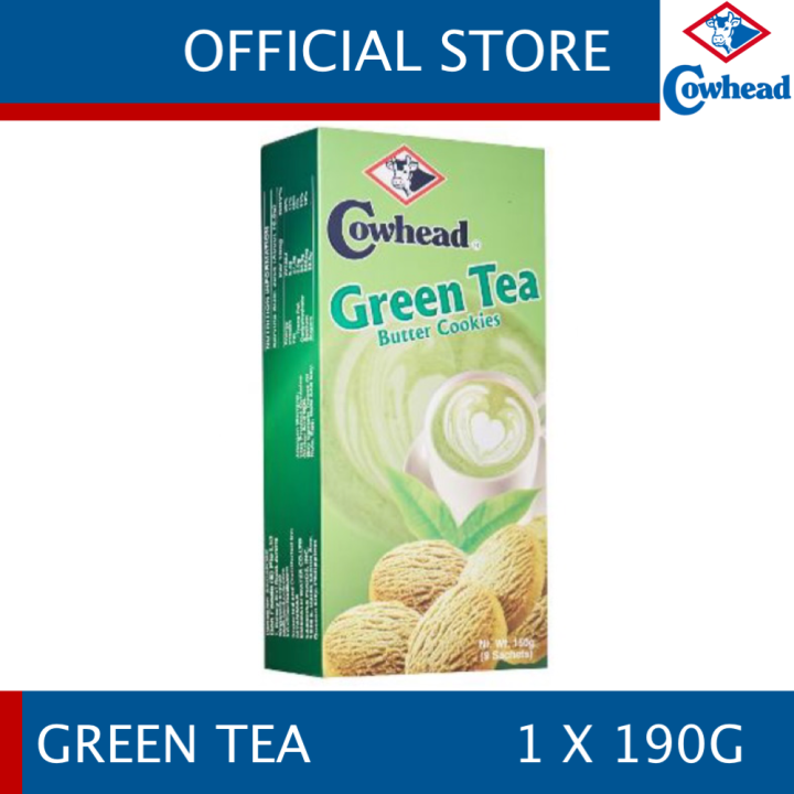 Cowhead Green Tea Butter Cookies 150g x 1 [Biscuits - Cookies] | Lazada PH