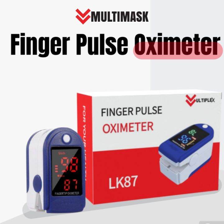 Multiplex Finger Pulse Oximeter Oksimeter Nadi 测氧仪 Free Battery LK87 ...