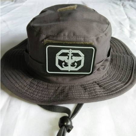 Topi Rimba Tactical/Lapangan/Perekat Dark Grey/Abu tua Ripstop Tornado+ ...