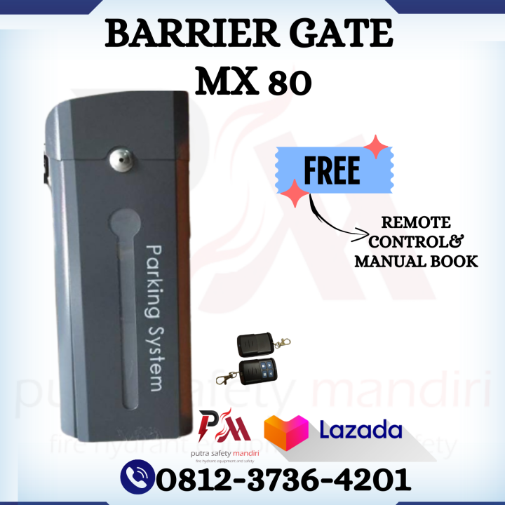 Barrier Boom Gate Model Mx 80 Portal Palang Otomatis Kecepatan Buka