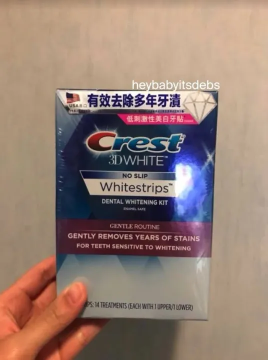Crest 3d White Gentle Routine Whitening Strips | Lazada PH