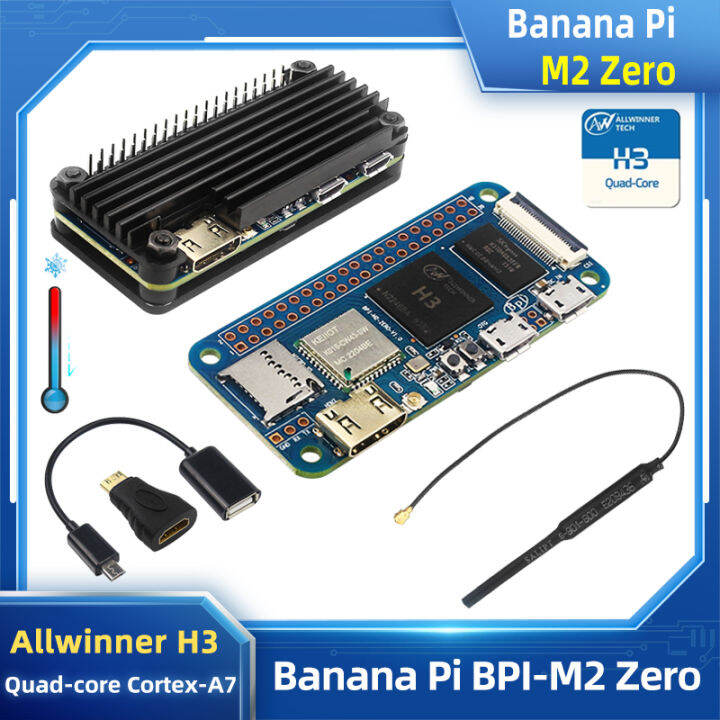 Banana Pi M2 Zero BPI-M2 Zero Alliwnner H3 Cortex-A7 WIFI & BT Same Size as Raspberry Pi Zero 2 ...