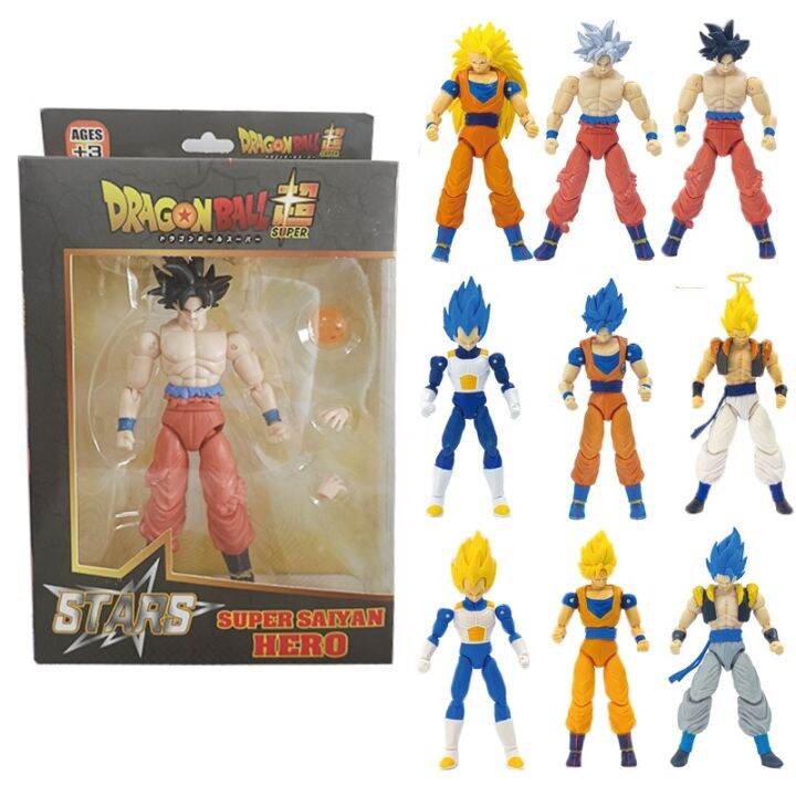 {Hot} Dragon Ball SHF Goku Vegeta Action Figure Super Saiyan Gogeta Dbz ...