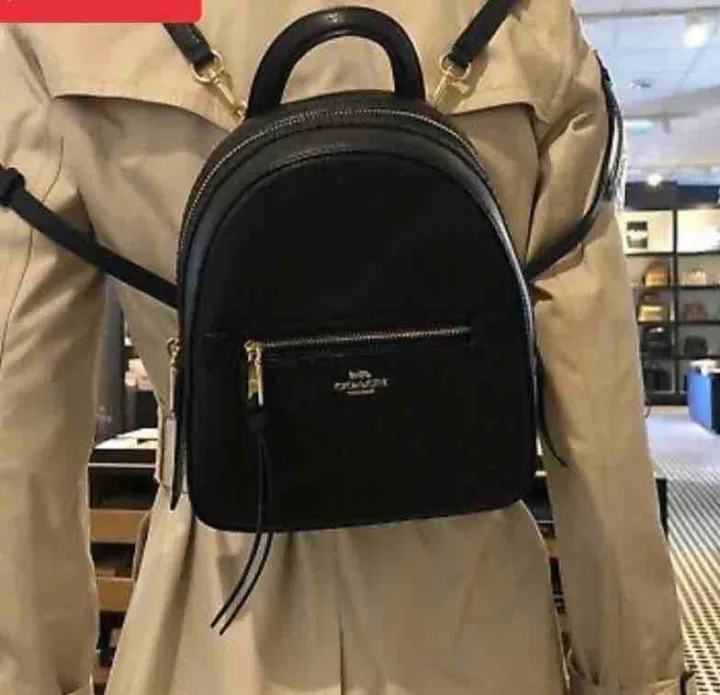 Coach black backpack ladies | Lazada PH