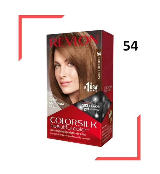 Revlon Colorsilk 54 Hair Color, Light Golden Brown (#54) | Lazada PH