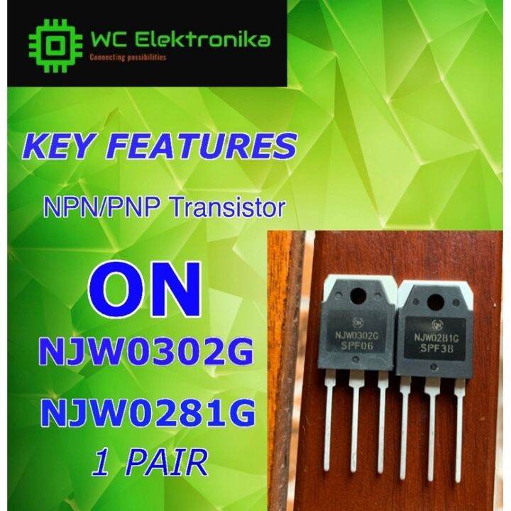 NJW0302G NJW0281G PNP/NPN TRANSISTOR | Lazada PH