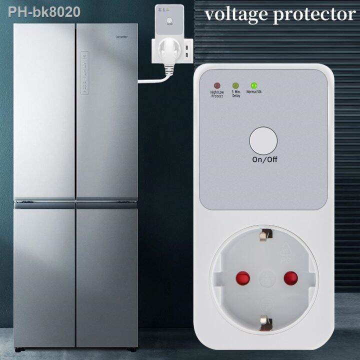 ۩ Automatic Voltage Protector Socket Switcher VAC 220V Power Surge Safe ...