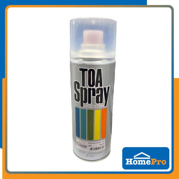 TOA Lacquer Aerosol Spray Paint 400cc 030 Clear | Lazada