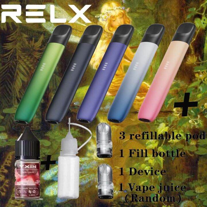 RELX Infinity2 Vapesmoke rechargeable set vaper relex pod vafe smoke ...