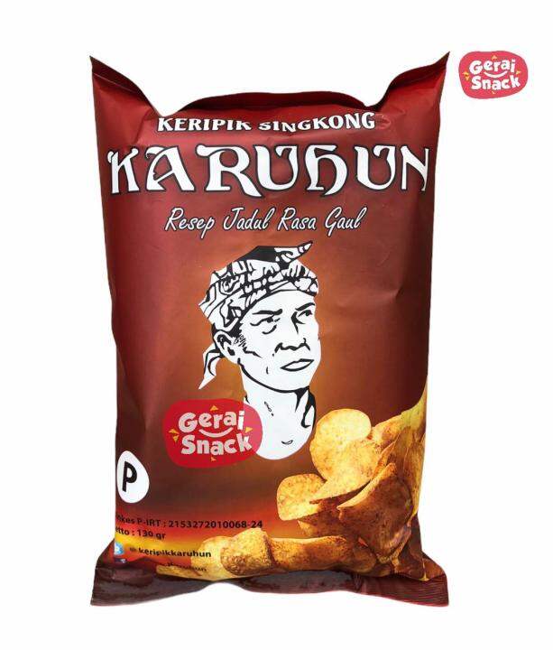 Keripik Singkong Karuhun Pedas Cabe Merah Resep Jadul Rasa Kekinian 130 ...