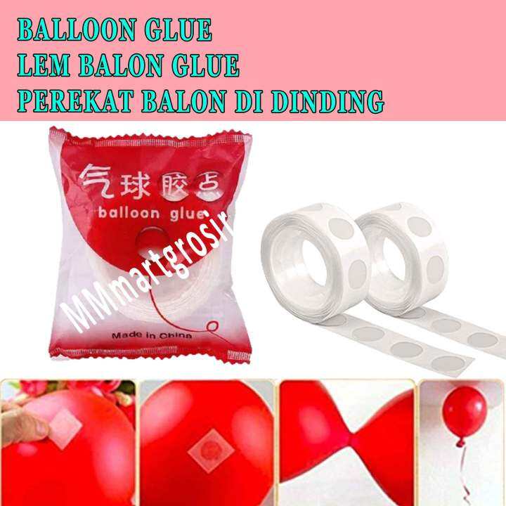 Balloon Glue / Lem Balon / Perekat Balon Didinding / Lem Balon Glue ...
