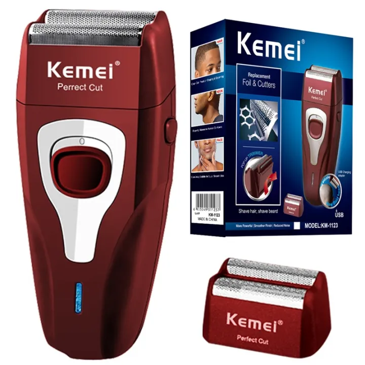 Original kemei finishing fades powerful rechargeable electric shaver ...