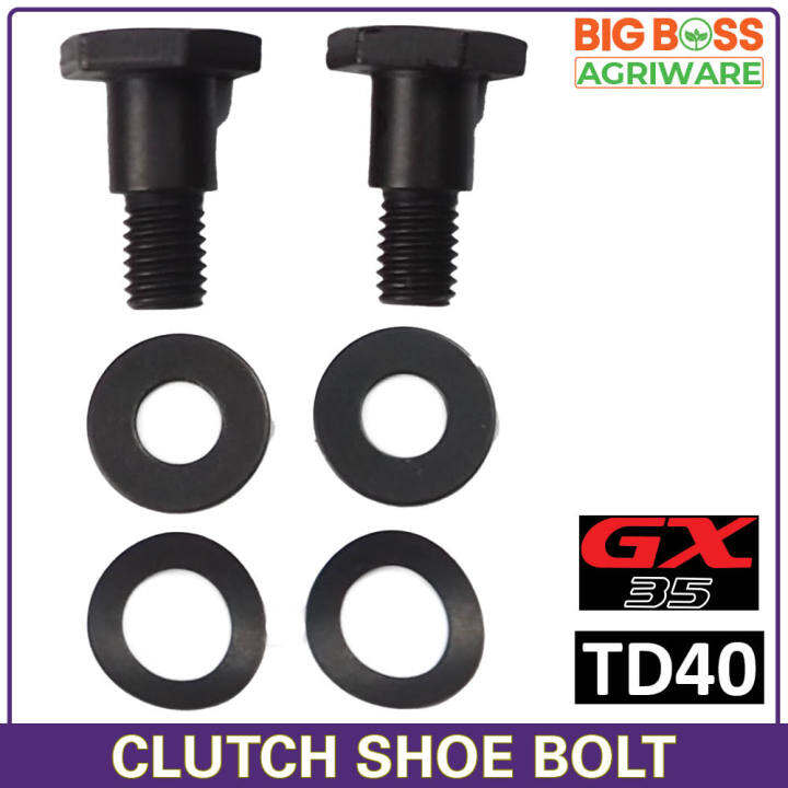 BBA Clutch Shoe Bolt (2 pcs) for TD40, TH43, FD40, GX35 Grass Cutter / Brush Cutter | Lazada PH