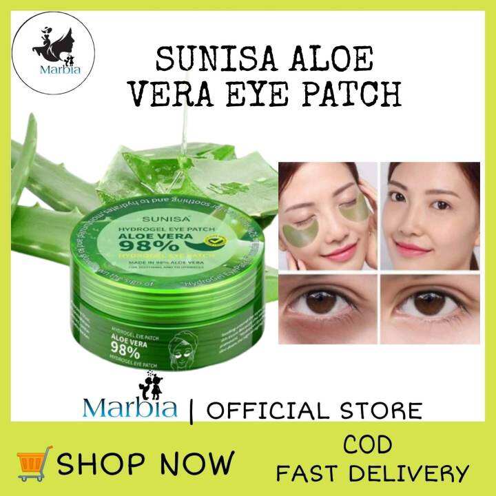 Original Aloe Vera 92 With Collagen Hydrogel Eyebag Remover Eye Patch Aloe Vera Eye Patch