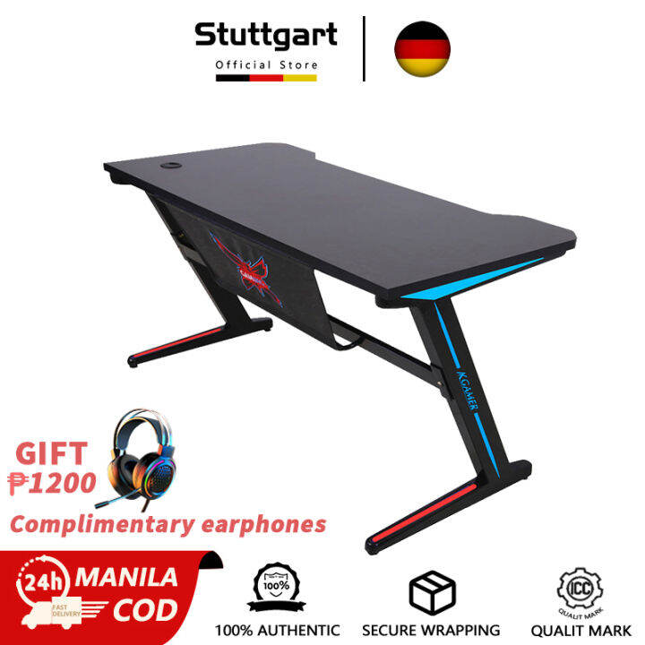 DDC Gaming Gaming Table, RGB Computer Gaming Desk, Gaming Table with ...