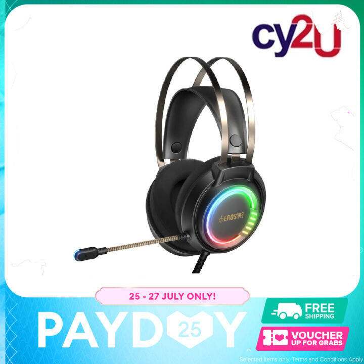 Gamdias Eros M3 Stereo RGB Lighting Gaming Headset | Lazada