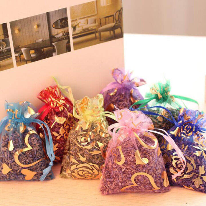 5 Bags Dry Flower Sachets Moth Repellant, Dry Lavender Jasmine Rose ...