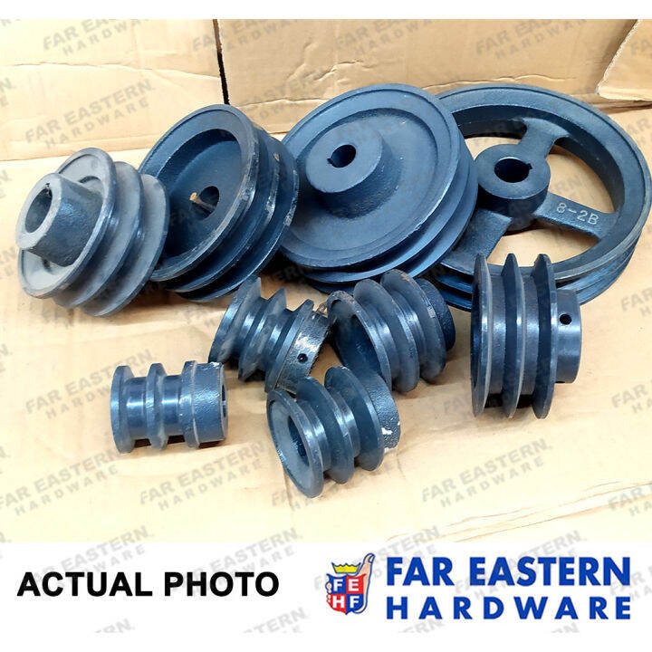 V Pulley Double Hub 2B 1" 2" 3" 4" 5" 6" 7" 8" | Lazada PH