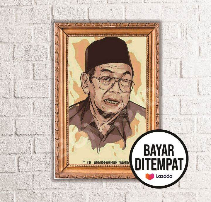 HIASAN DINDING / POSTER HABIB / ULAMA ABDURRAHMAN WAHID / GUS DUR ...