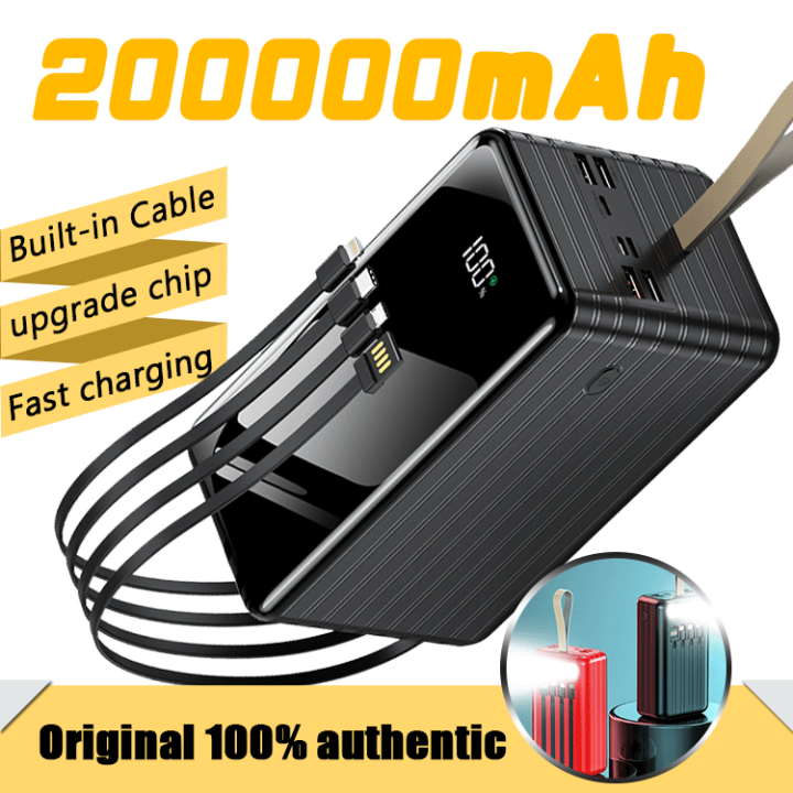 Original branded powerbank heavy duty 200000mAh powerbank heavy duty ...