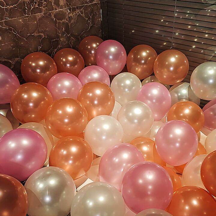 D66 (30/60PCS)12 inch Pearl Metallic Glossy Balloons | Birthday Bridal ...
