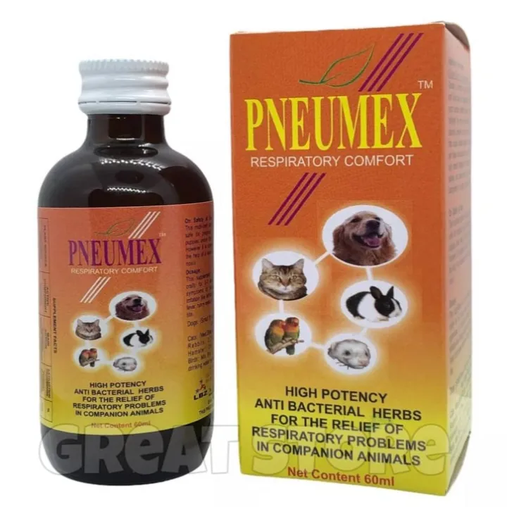 PNEUMEX Respiratory Comfort for Dogs and Cats 60ml | Lazada PH