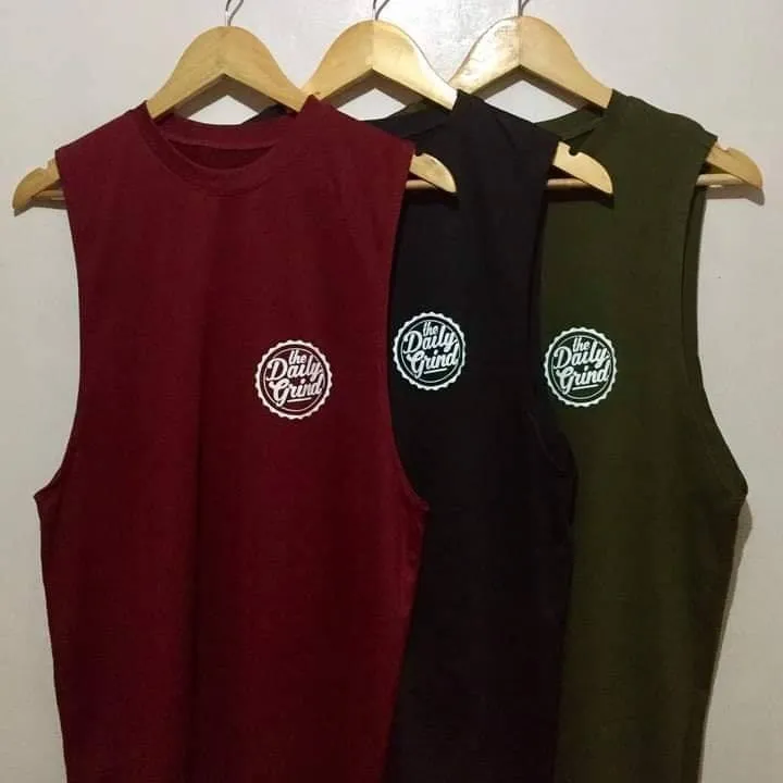 QUALITY MUSCLE SANDO / AFFORDABLE MUSCLE TEE/ DAILY GRIND MUSCLE SANDO ...
