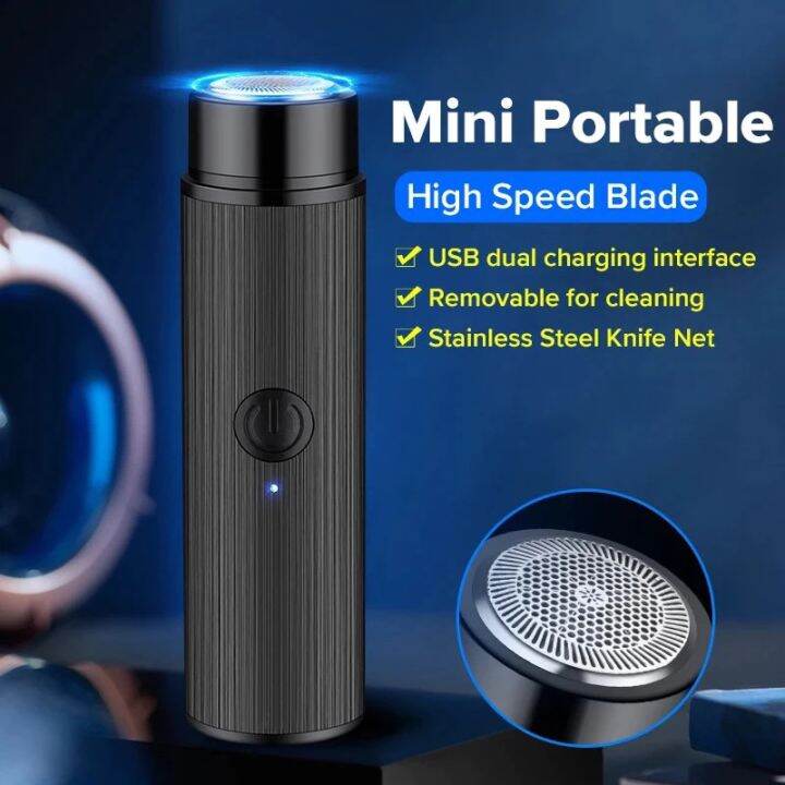 Pocket Electric Shaver for men Mini Shaver Rechargeable Razor Travel ...