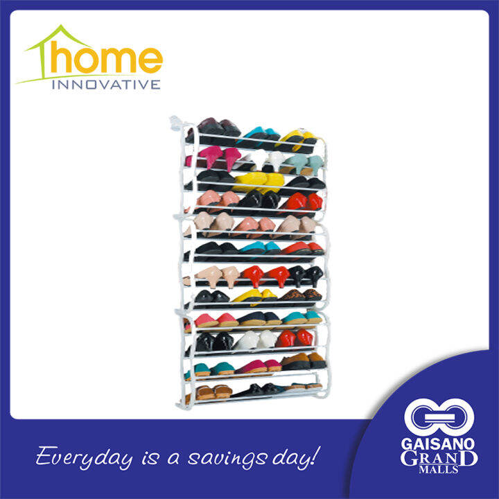 HOME INNOVATIVE Shoe Rack, 12-Tier Over the Door Shoe Rack 36 Pairs 656 ...