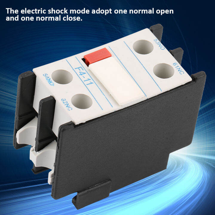LADN11 AC Contactor F4-11 One NO/NC Auxiliary Contact Block Fit AC Contactor Auxiliary Contact ...