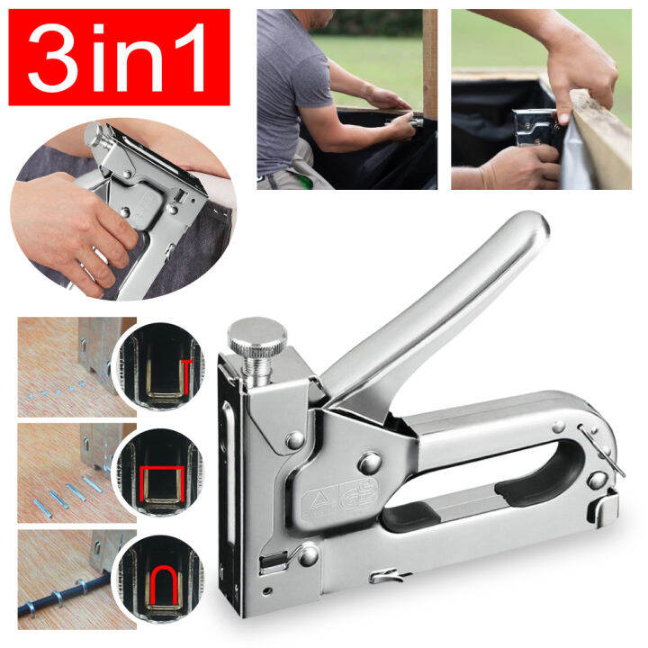 ที่เย็บอุตสาหกรรม Hand Nail Gun แม็กซ์ยิงบอร์ด แม็กซ์ยิงไม้ เครื่ีองยิง ...