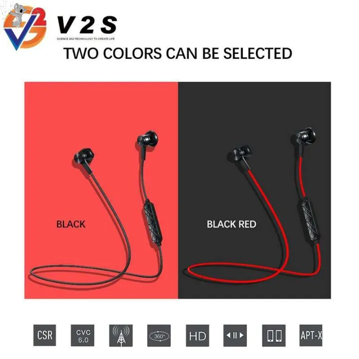 V2S I8 Stylish Sports Bluetooth Headset | Lazada PH