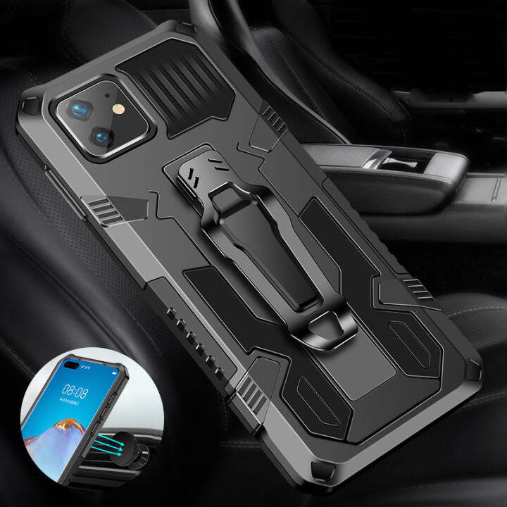 Military Armor Hard Phone Case W Stand REALME C2 C3 5 5I 5 PRO 6 6I 6 ...