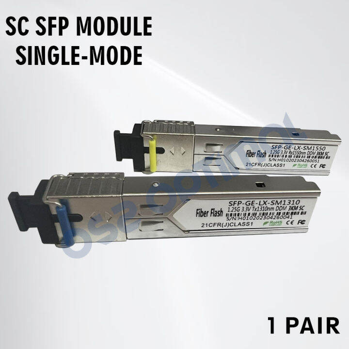 FIBERflash SC/LC Port Single-Mode 1.25G 3KM SFP Module Cisco Huawei ...