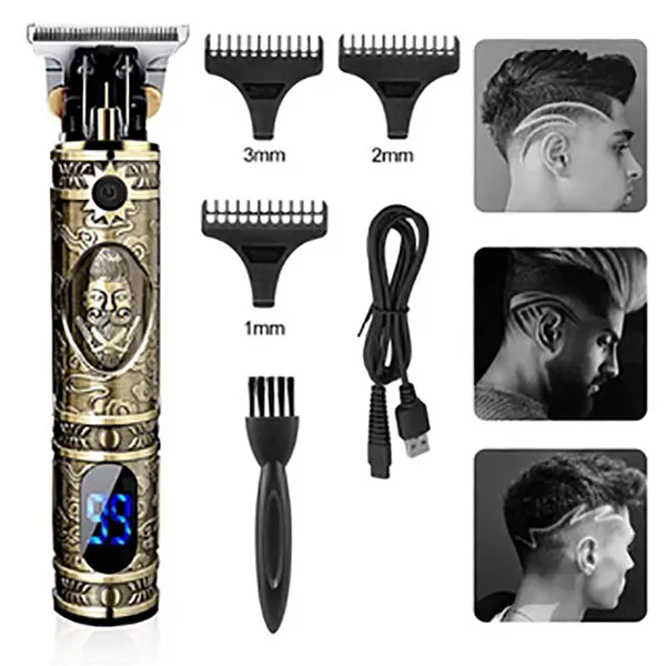 Electric Hair Clipper Trimmer USB Rechargeable Razor Clipper Shaver ...