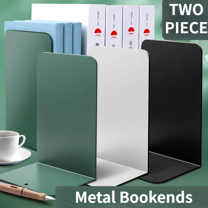 Metal Bookends 1 Pair(2PCS) Book Ends Book Holders Family Office School ...