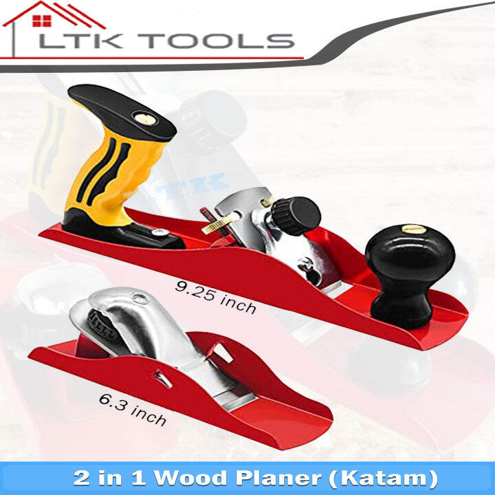 Wood Planer 2 pcs set Katam Wood Working Tool Metal Wood Hand Planer ...