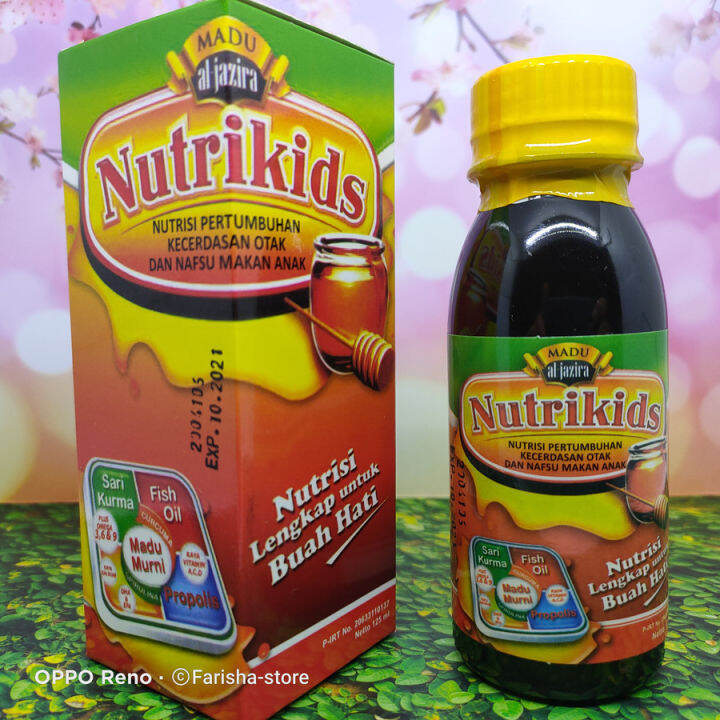 NUTRIKIDS MADU AL-JAZIRA 125mg. SUPLEMEN GIZI ANAK DAN BALITA | Lazada ...