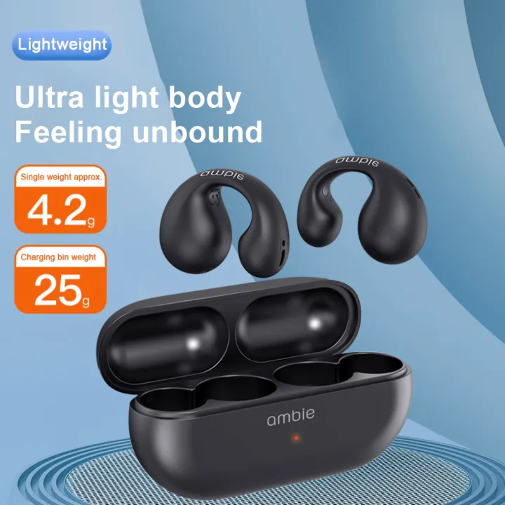 【In stock at the warehouse】 Ambie Headphones Wireless Bluetooth Headset ...