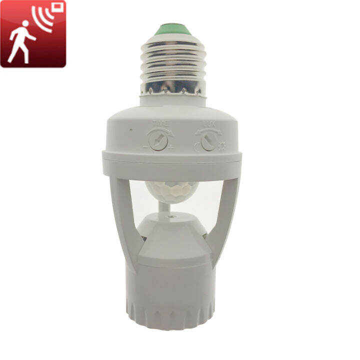 PIR Induction Motion Sensor E27 night lights AC 110-220V Sensor IR ...