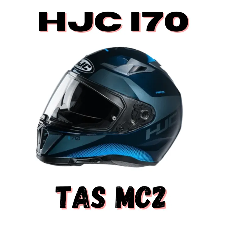 HJC i70 TAS MC2 FULLFACE DUAL VISOR HELMET | Lazada PH
