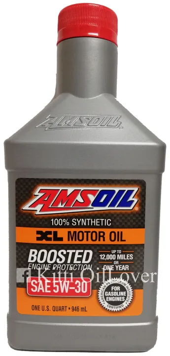 AMSOIL SAE 5W-30 XL Boosted Extended Life 100% Synthetic Motor Oil ...